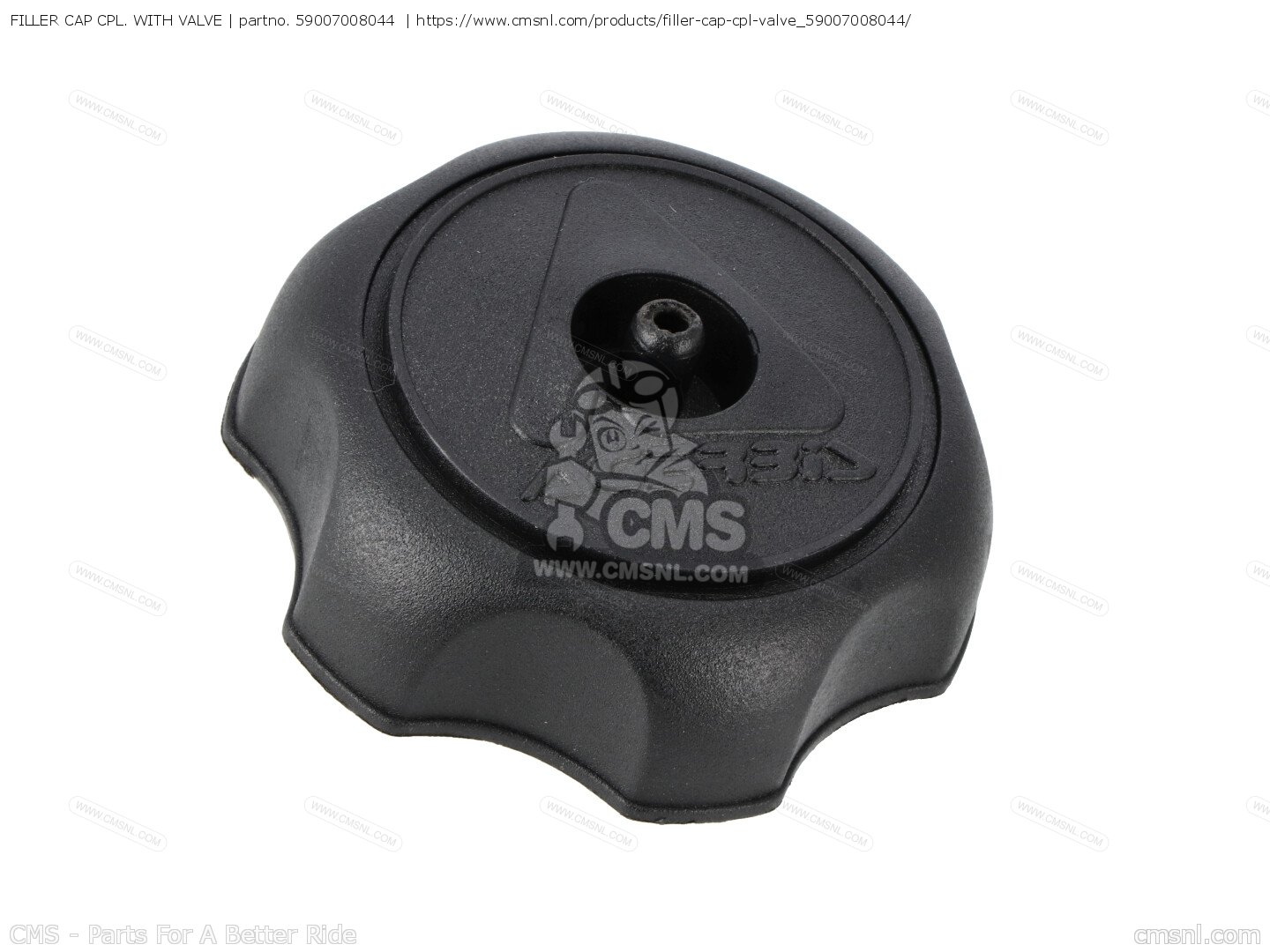 FILLER CAP CPL. WITH VALVE for KTM - order at CMSNL