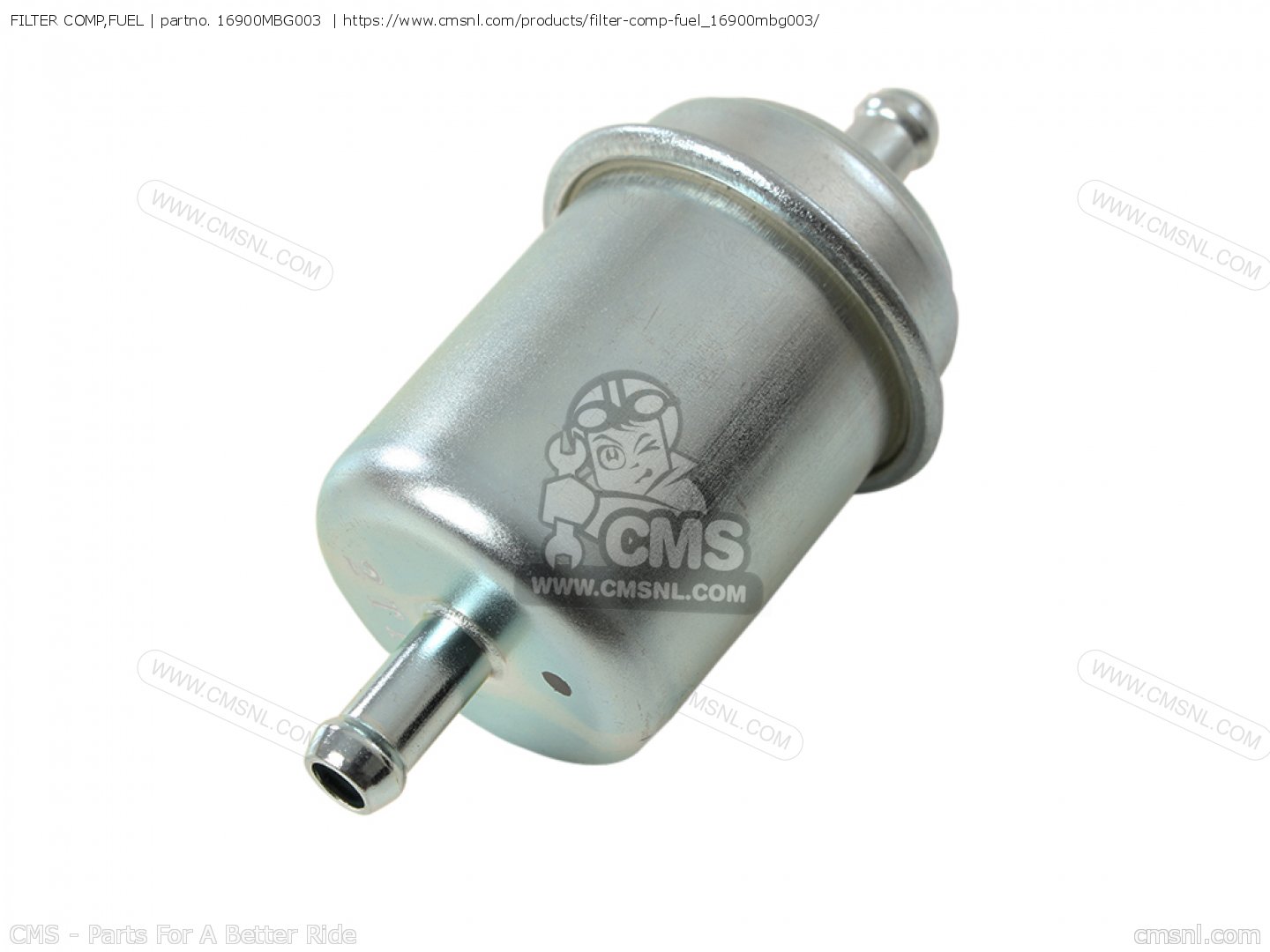 16900MBG003: FILTER COMP,FUEL Honda - buy the 16900-MBG-003 at CMSNL