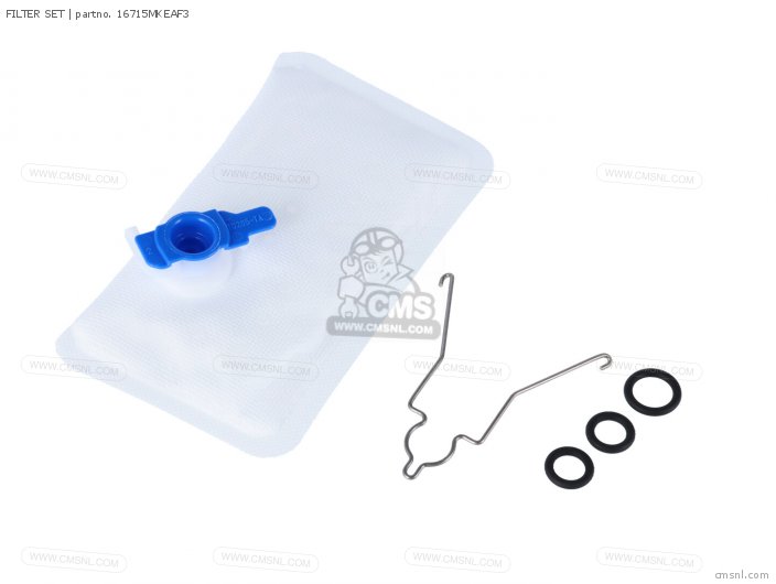 16715MKEAF3: FILTER SET Honda - buy the 16715-MKE-AF3 at CMSNL