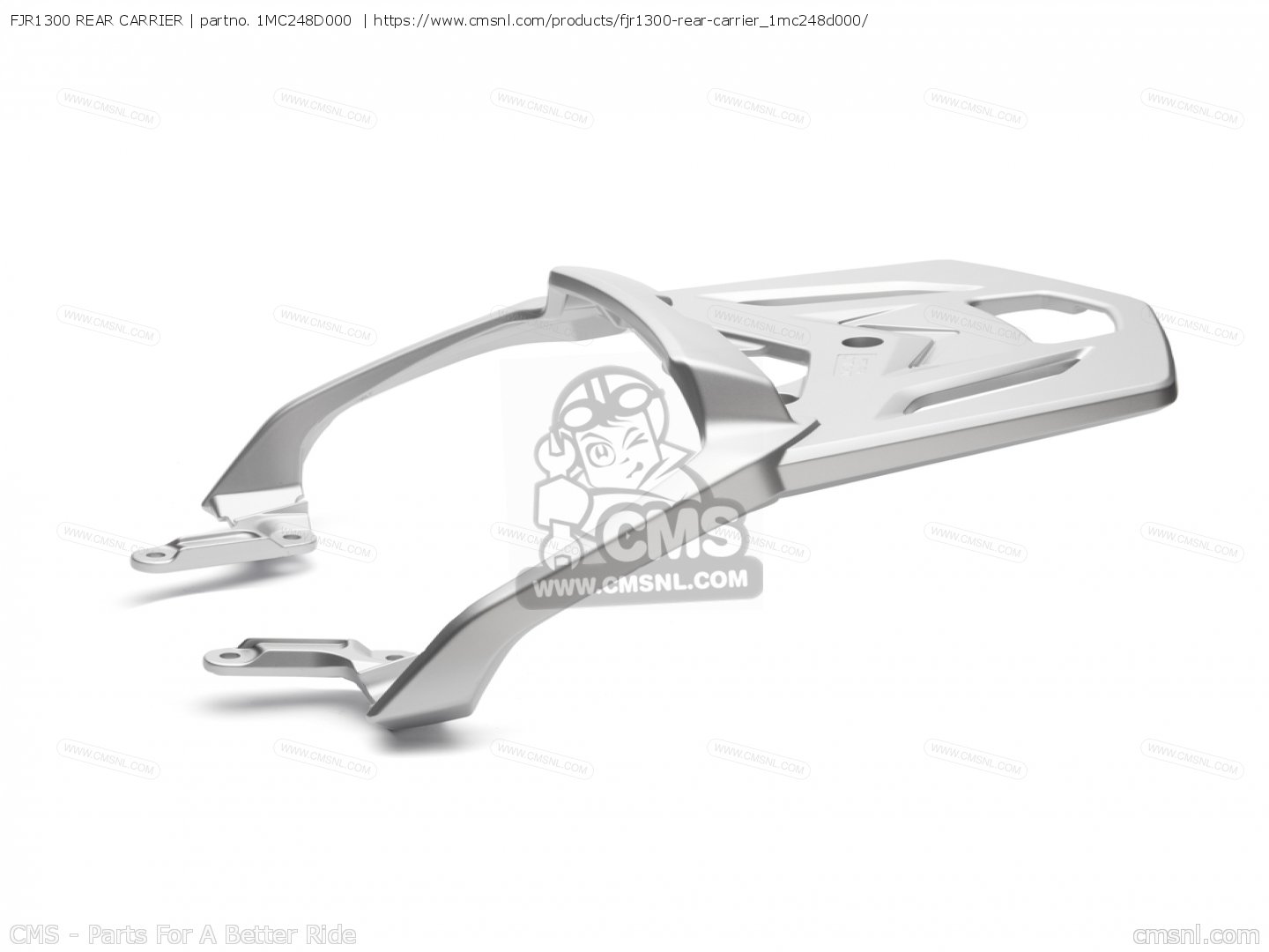 1MC248D000: FJR1300 REAR CARRIER Yamaha - buy the 1MC-248D0-00-00 at CMSNL