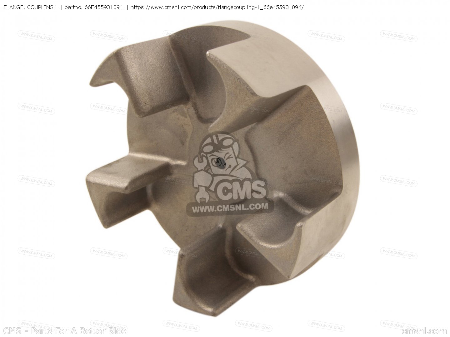 66E455931094: Flange, Coupling 1 Yamaha - buy the 66E-45593-10-94 at CMSNL