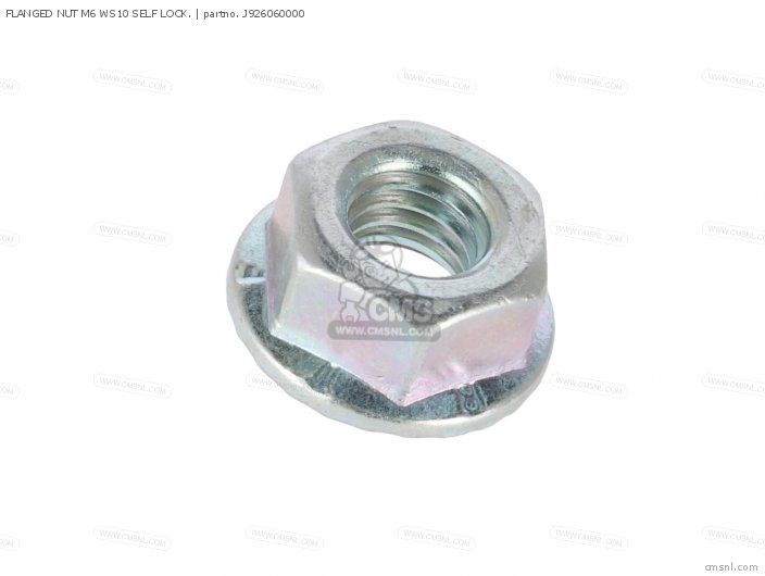 FLANGED NUT M6 WS10 SELF LOCK. for 390 Adventure, white - CKD PH 2020 ...