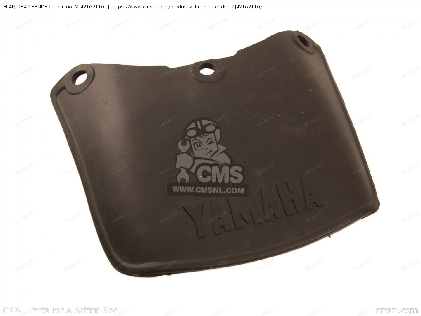 2J42162110: FLAP, REAR FENDER Yamaha - buy the 2J4-21621-10-00 at CMSNL
