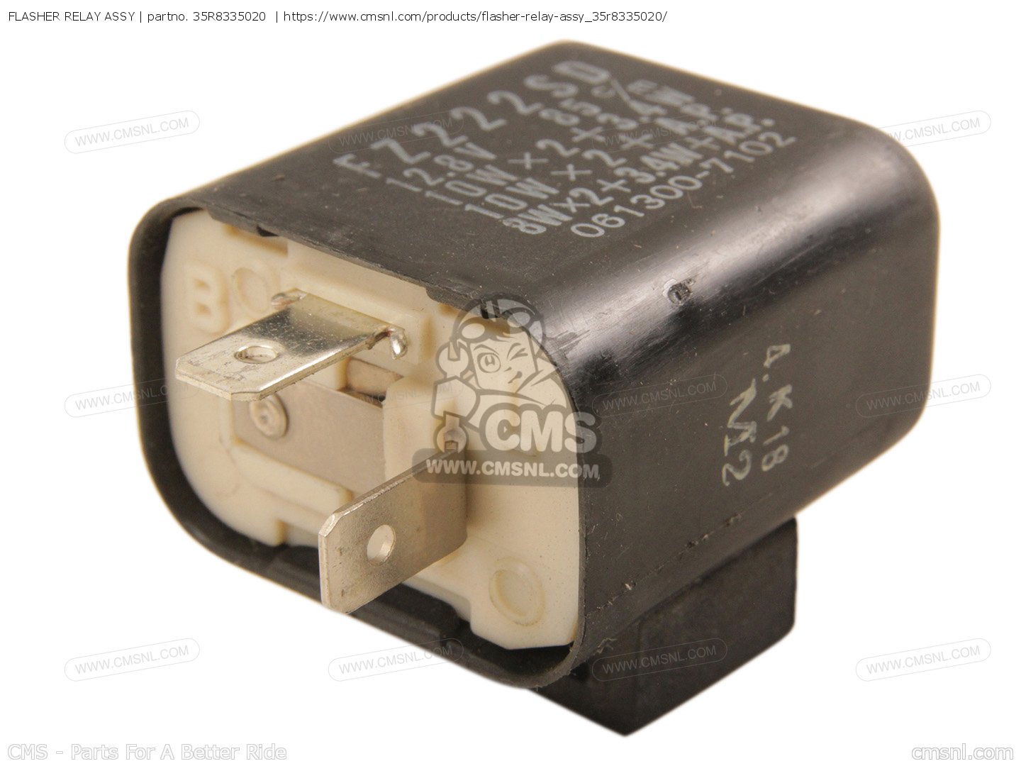 35R8335020: FLASHER RELAY ASSY Yamaha - buy the 35R-83350-20-00 at CMSNL