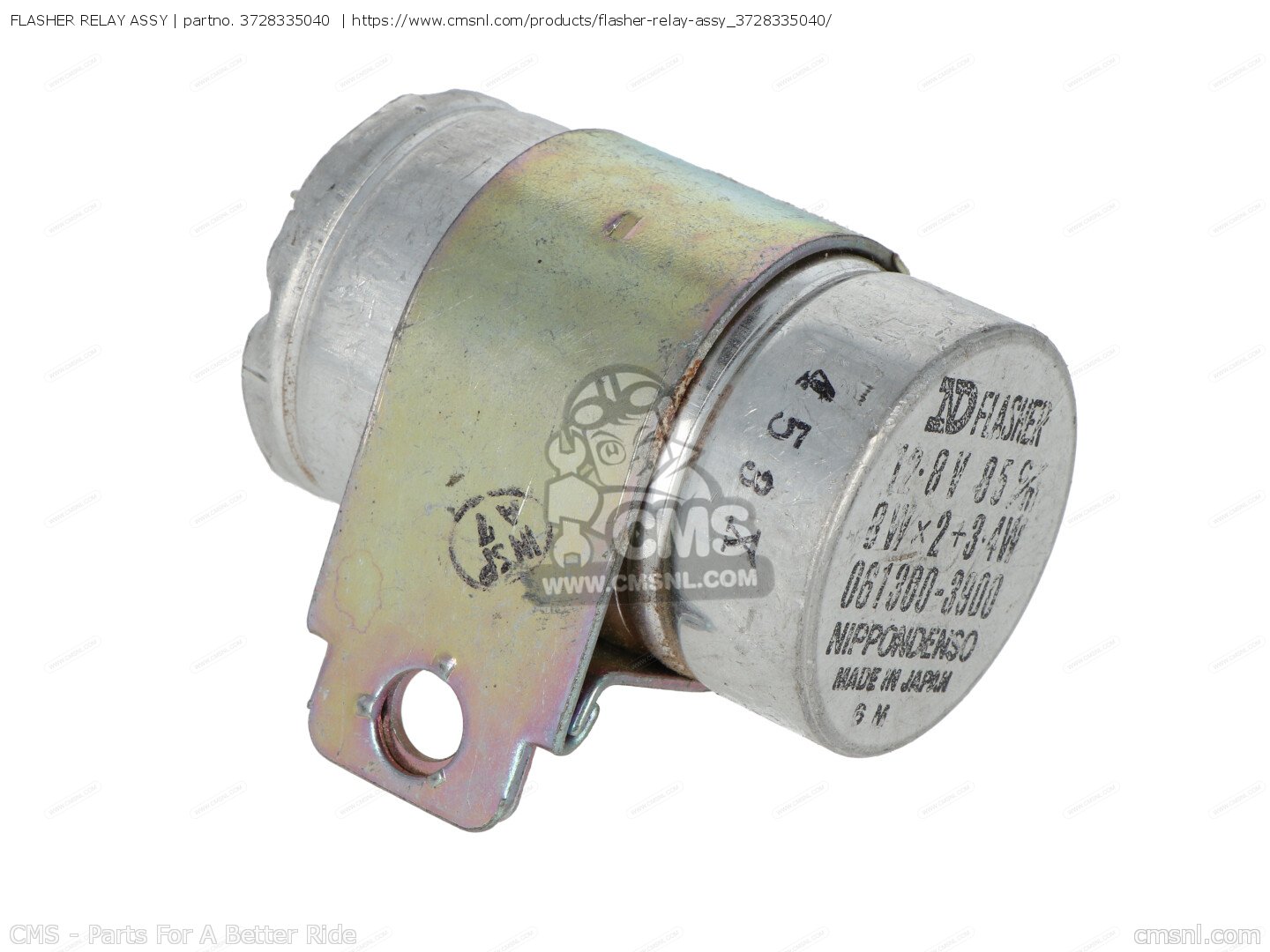 3728335040: Flasher Relay Assy Yamaha - buy the 372-83350-40 at CMSNL