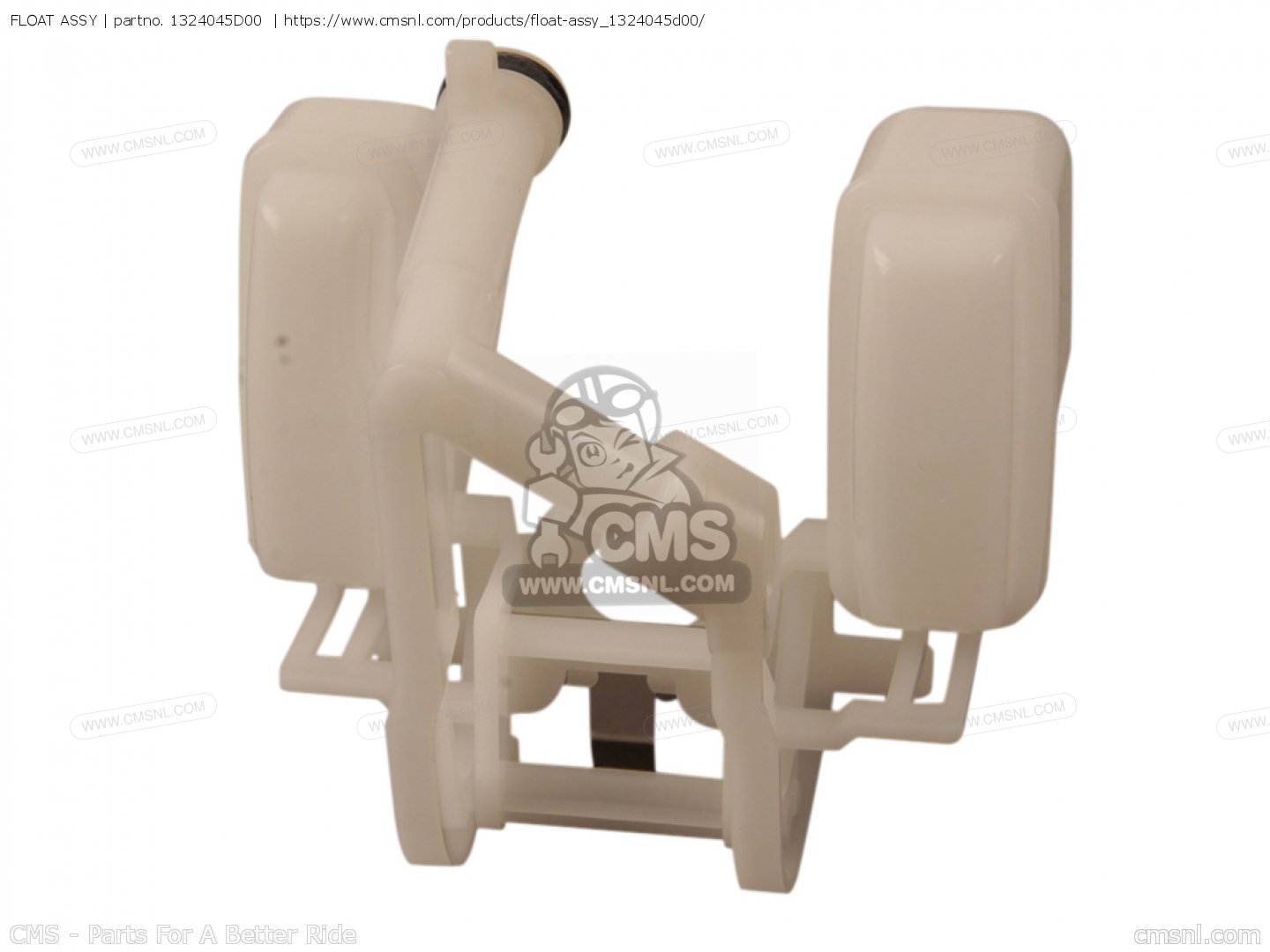 1324045D00: FLOAT ASSY Suzuki - buy the 13240-45D00 at CMSNL