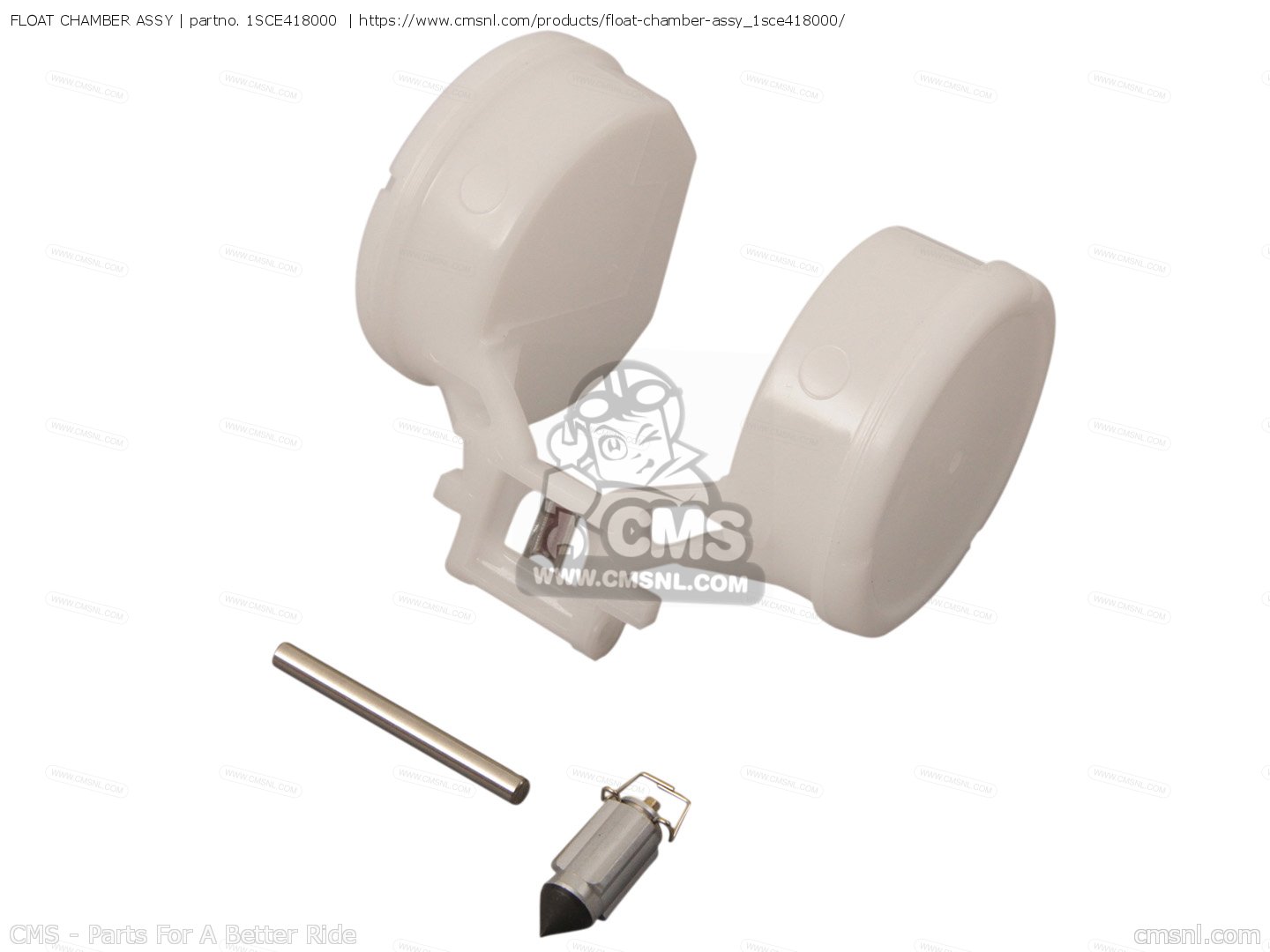 1SCE418000: Float Chamber Assy Yamaha - buy the 1SC-E4180-00 at CMSNL