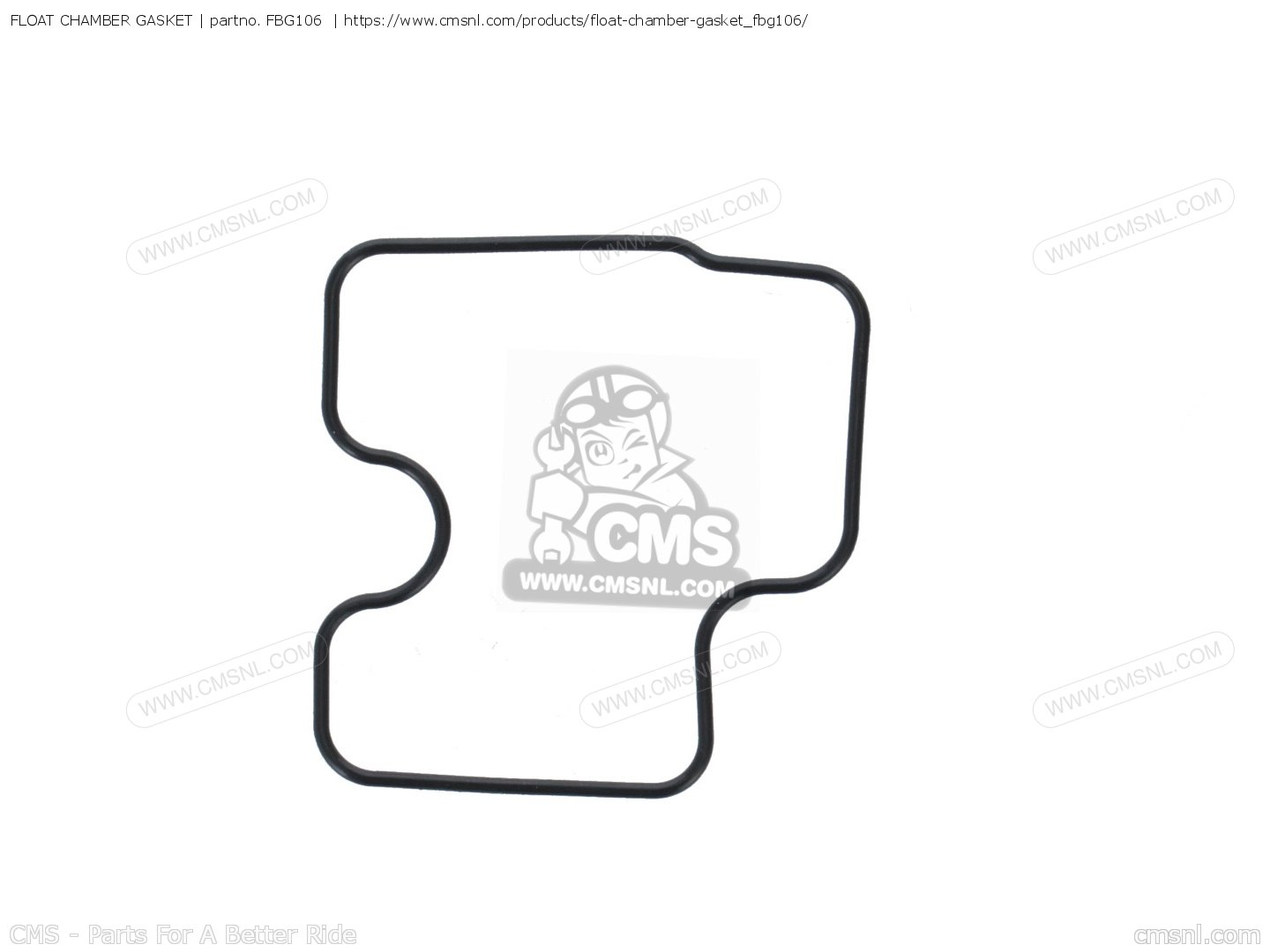 FBG106: Float Chamber Gasket Tourmax - buy the FBG-106 at CMSNL