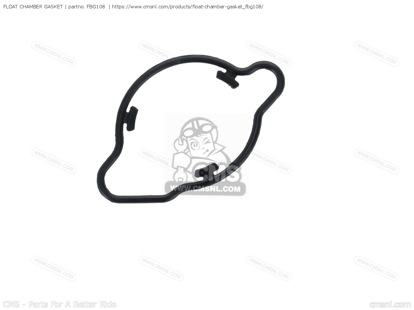 FBG108: FLOAT CHAMBER GASKET TOURMAX - buy the FBG-108 at CMSNL