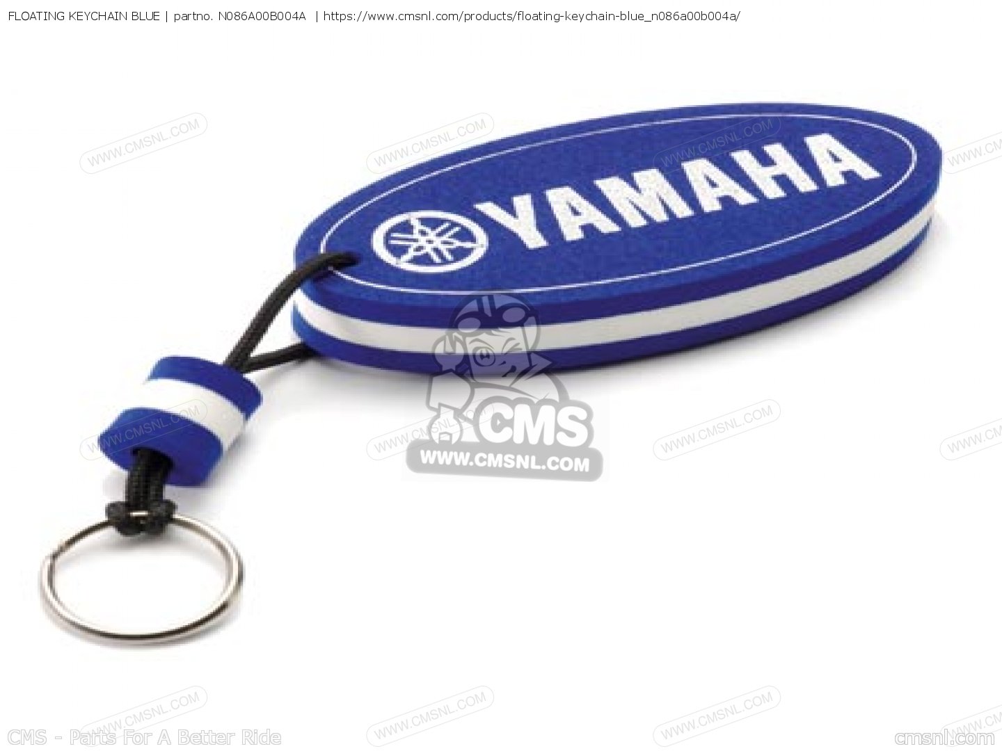 N086A00B004A: Floating Keychain Blue Yamaha - buy the N08-6A00B-00-4A ...