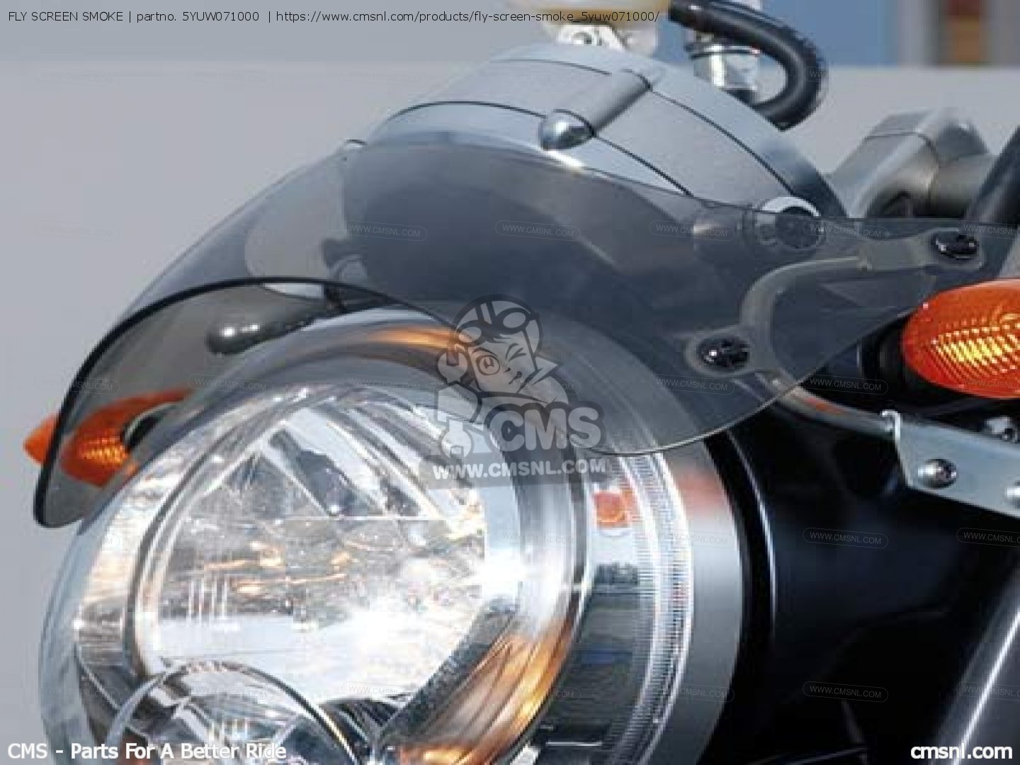 5YUW071000: FLY SCREEN SMOKE Yamaha - buy the 5YU-W0710-00-00 at CMSNL
