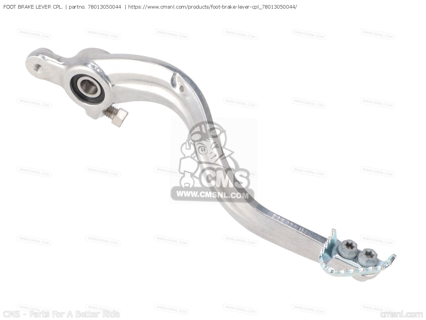 78013050044: FOOT BRAKE LEVER CPL. KTM - buy the 78013050044 at CMSNL