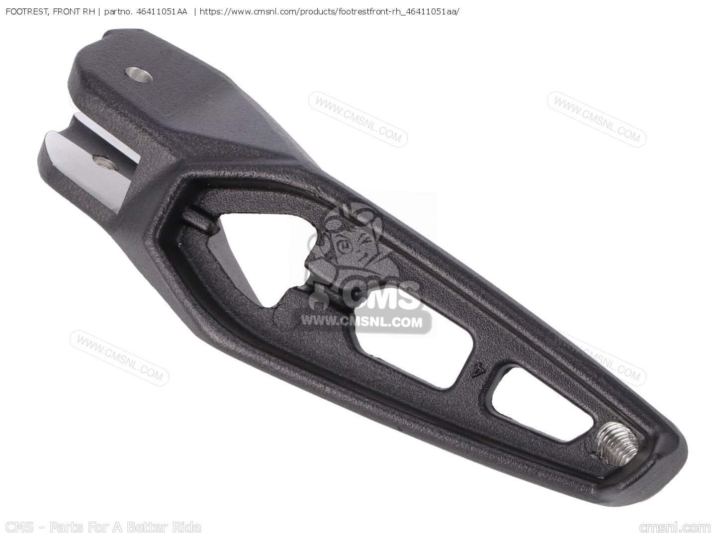 FOOTREST, FRONT RH for Ducati - order at CMSNL