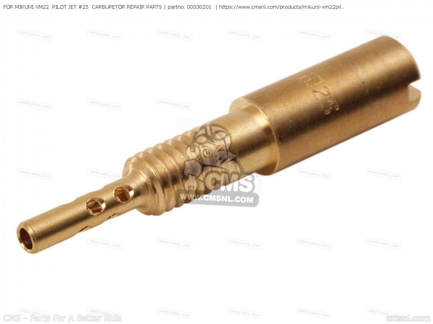 00030201: For Mikuni Vm22 Pilot Jet #25 Carburetor Repair Parts ...