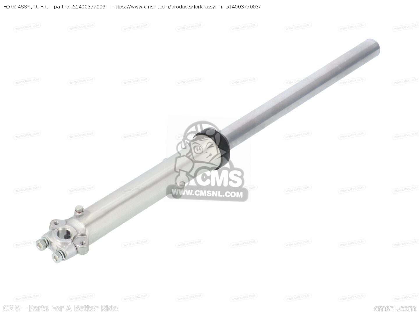 51400377003: FORK ASSY., R. FR. Honda - buy the 51400-377-003 at CMSNL