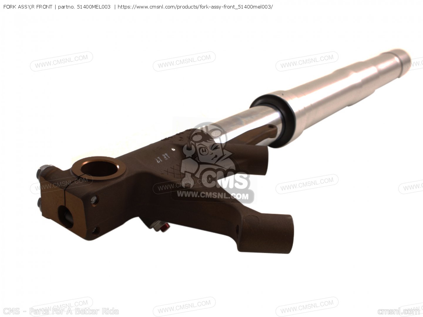 51400MEL003: Fork Assy,r Front Honda - buy the 51400-MEL-003 at CMSNL