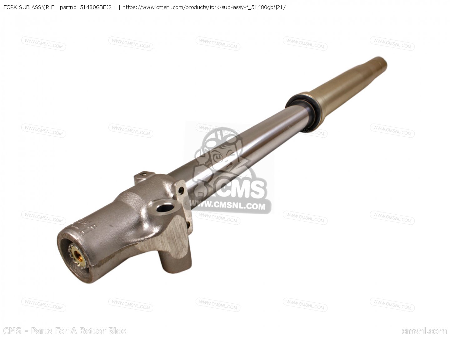 FORK SUB ASSY,R F for CR80R 2001 (1) JAPAN - order at CMSNL