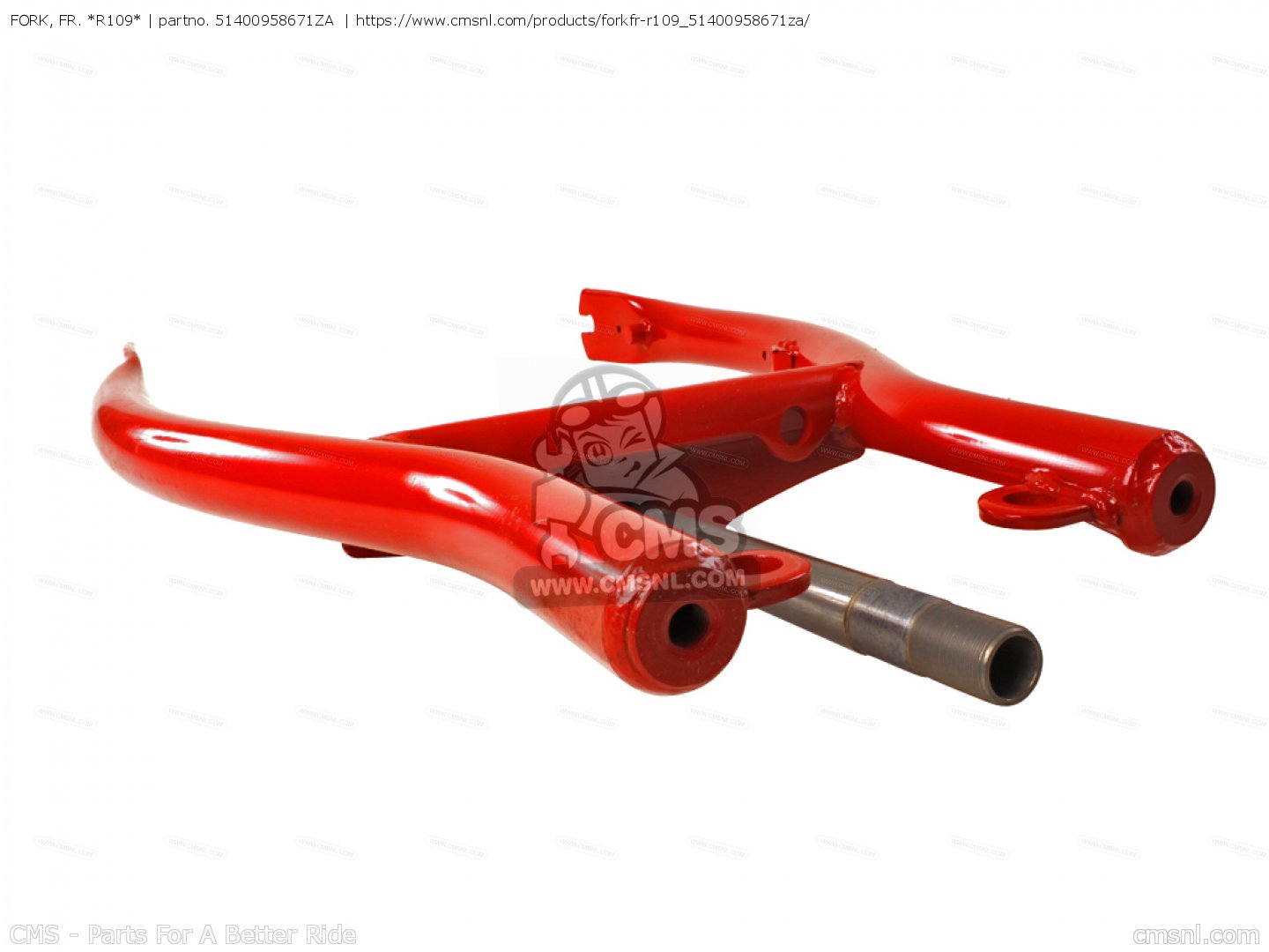 51400958671ZA: Fork, Fr. *r109* Honda - buy the 51400-958-671ZA at CMSNL