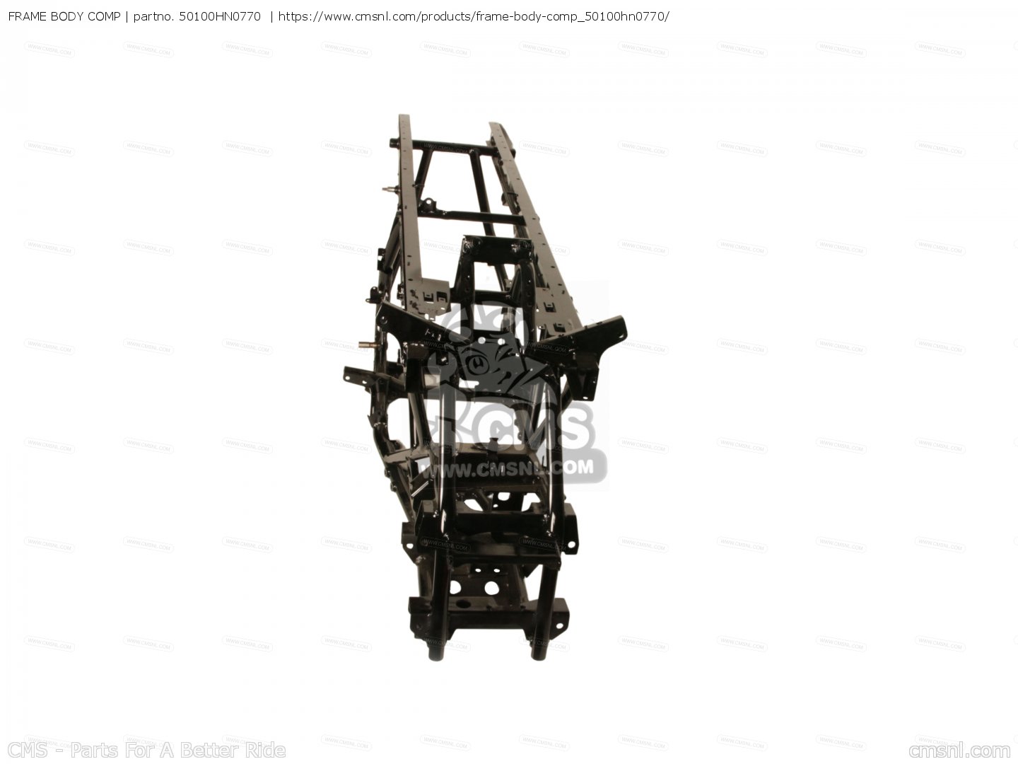 50100HN0770: Frame Body Comp Honda - buy the 50100-HN0-770 at CMSNL