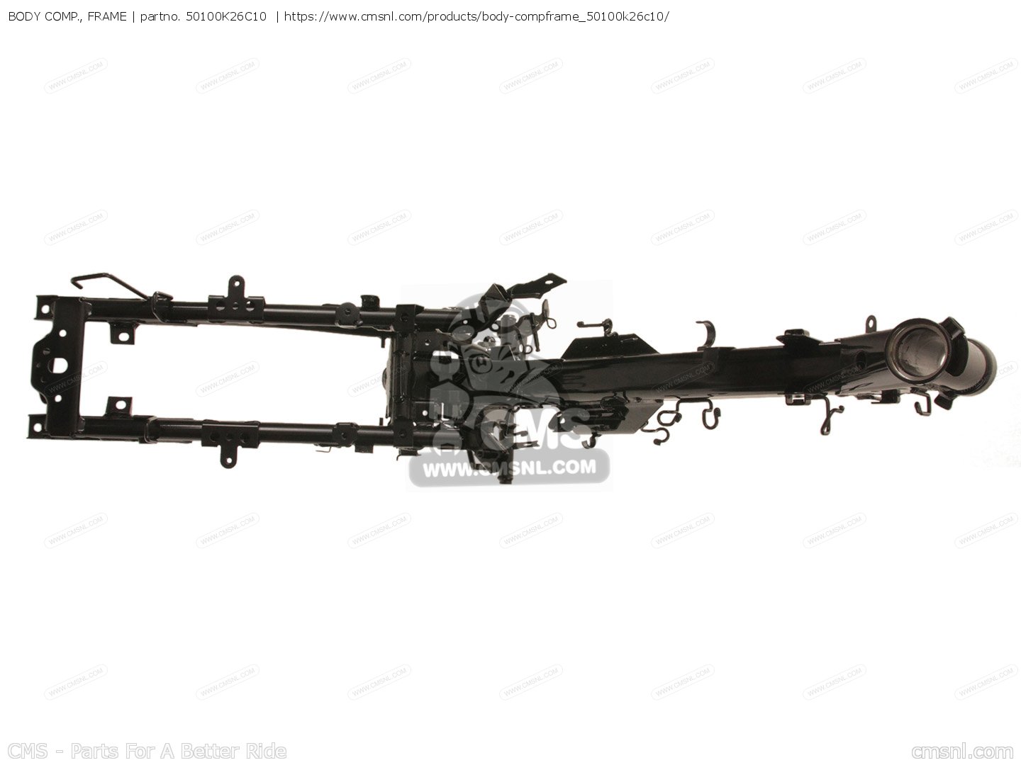 50100K26C10: FRAME BODY COMP Honda - buy the 50100-K26-C10 at CMSNL