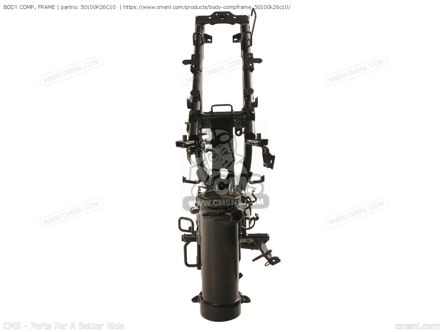 50100K26C10: FRAME BODY COMP Honda - buy the 50100-K26-C10 at CMSNL