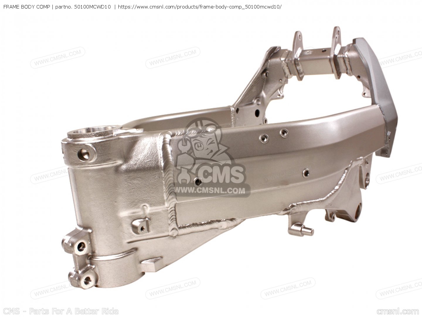 50100MCWD10: FRAME BODY COMP Honda - buy the 50100-MCW-D10 at CMSNL