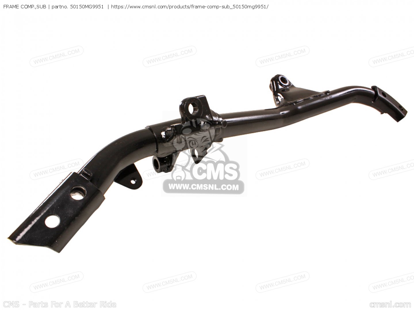 50150MG9951: FRAME COMP.,SUB Honda - buy the 50150-MG9-951 at CMSNL