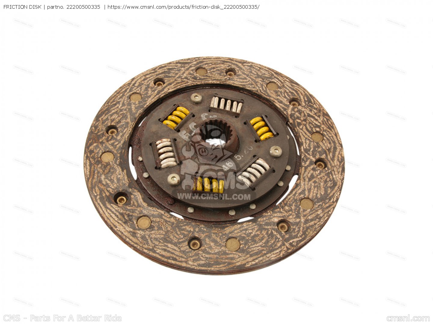 22200500335: FRICTION DISK Honda - buy the 22200-500-335 at CMSNL