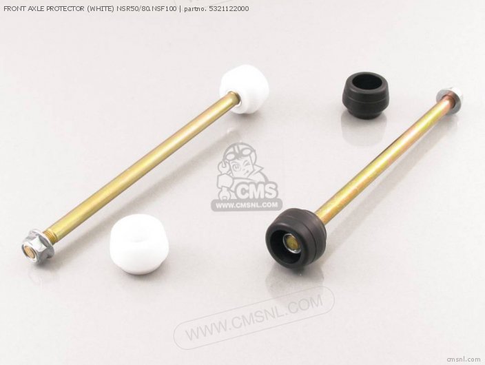 5321122000: Front Axle Protector (white) Nsr50/80.nsf100 Kitaco - buy ...