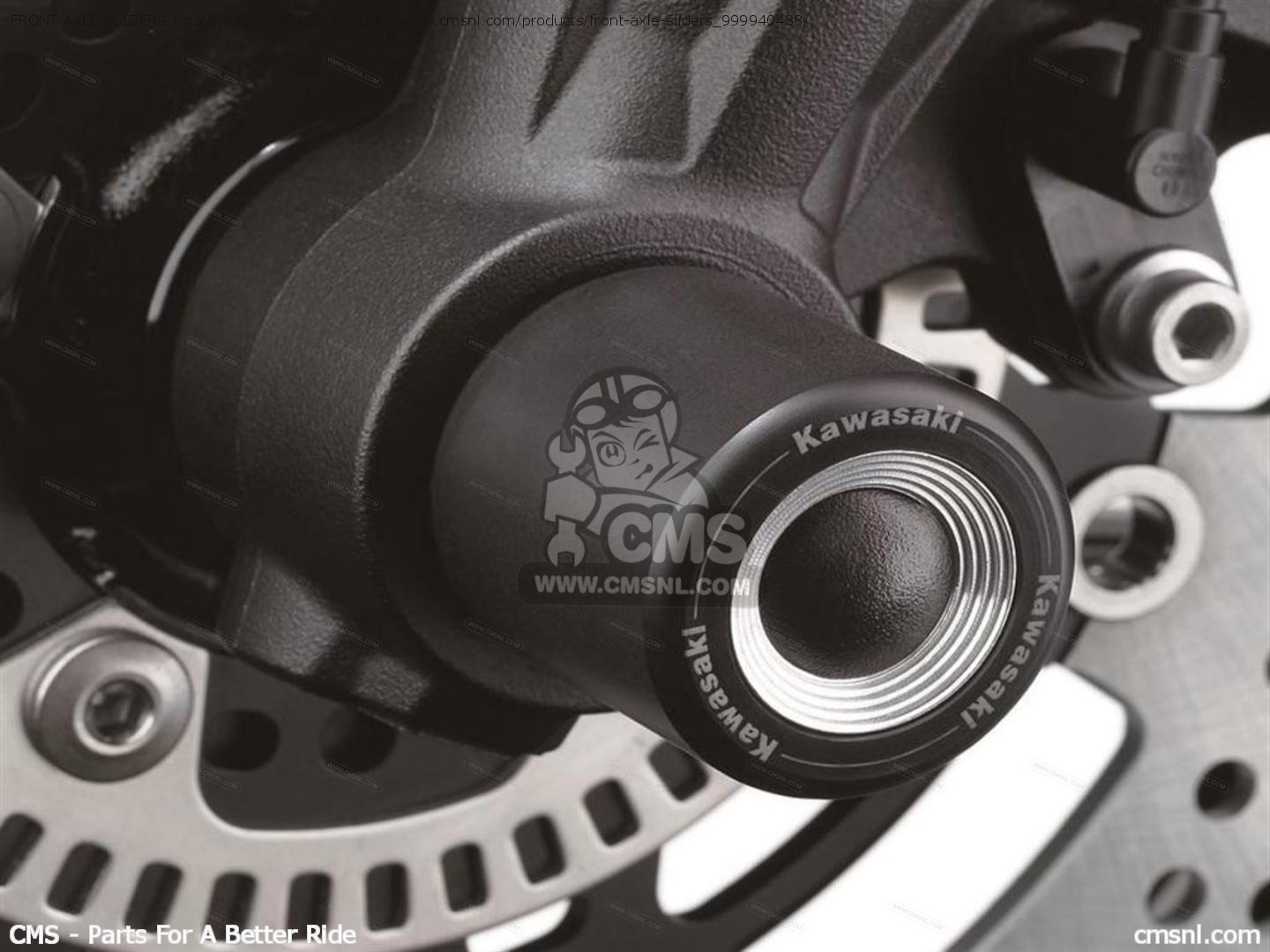 999940488: Front Axle Sliders Kawasaki - buy the 999940488 at CMSNL