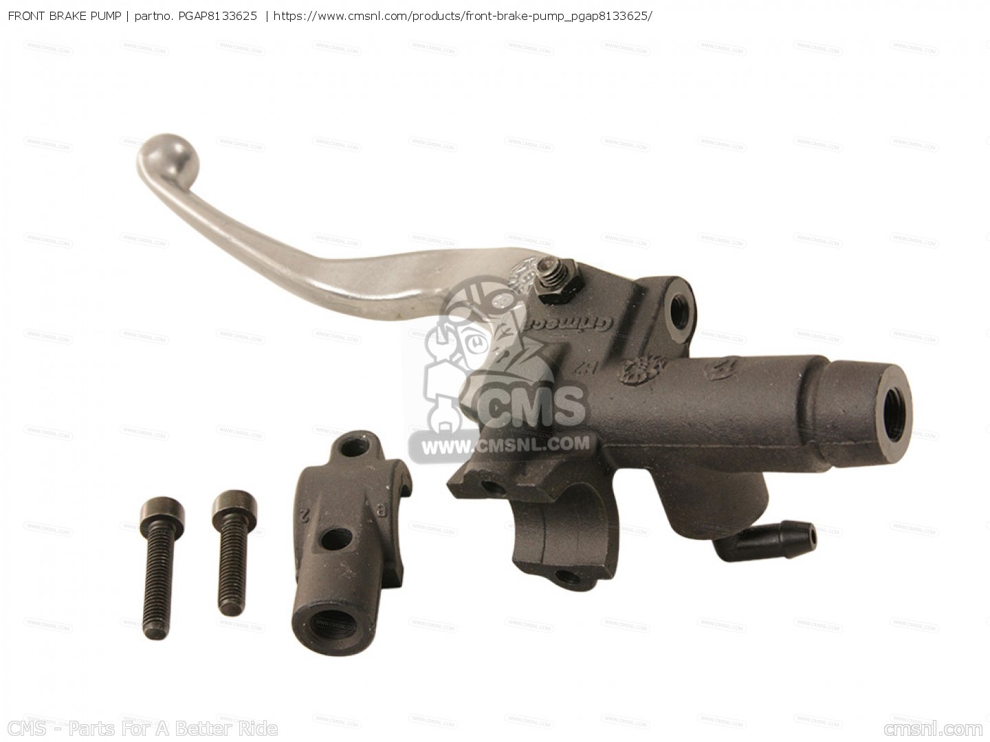 PGAP8133625: FRONT BRAKE PUMP Piaggio Group - buy the PGAP8133625 at CMSNL