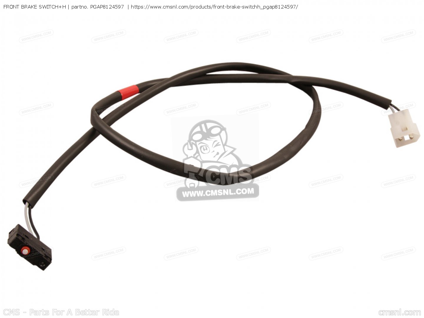 PGAP8124597: FRONT BRAKE SWITCH+H Piaggio Group - buy the PGAP8124597 ...
