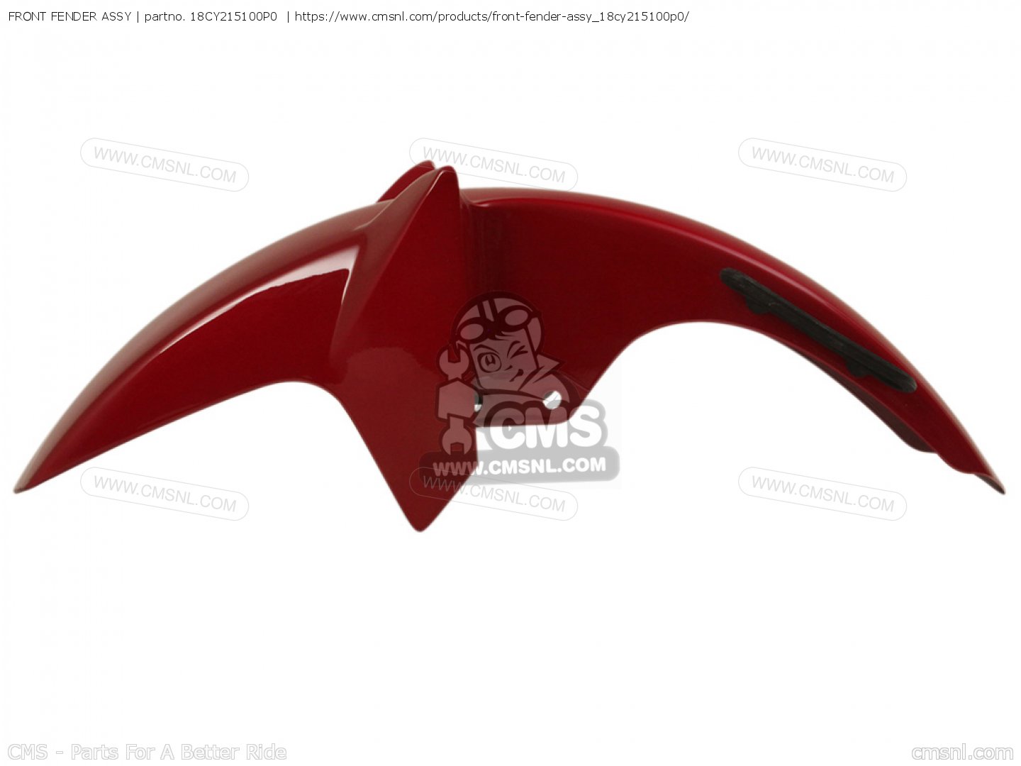 18CY215100P0: FRONT FENDER ASSY Yamaha - buy the 18C-Y2151-00-P0 at CMSNL