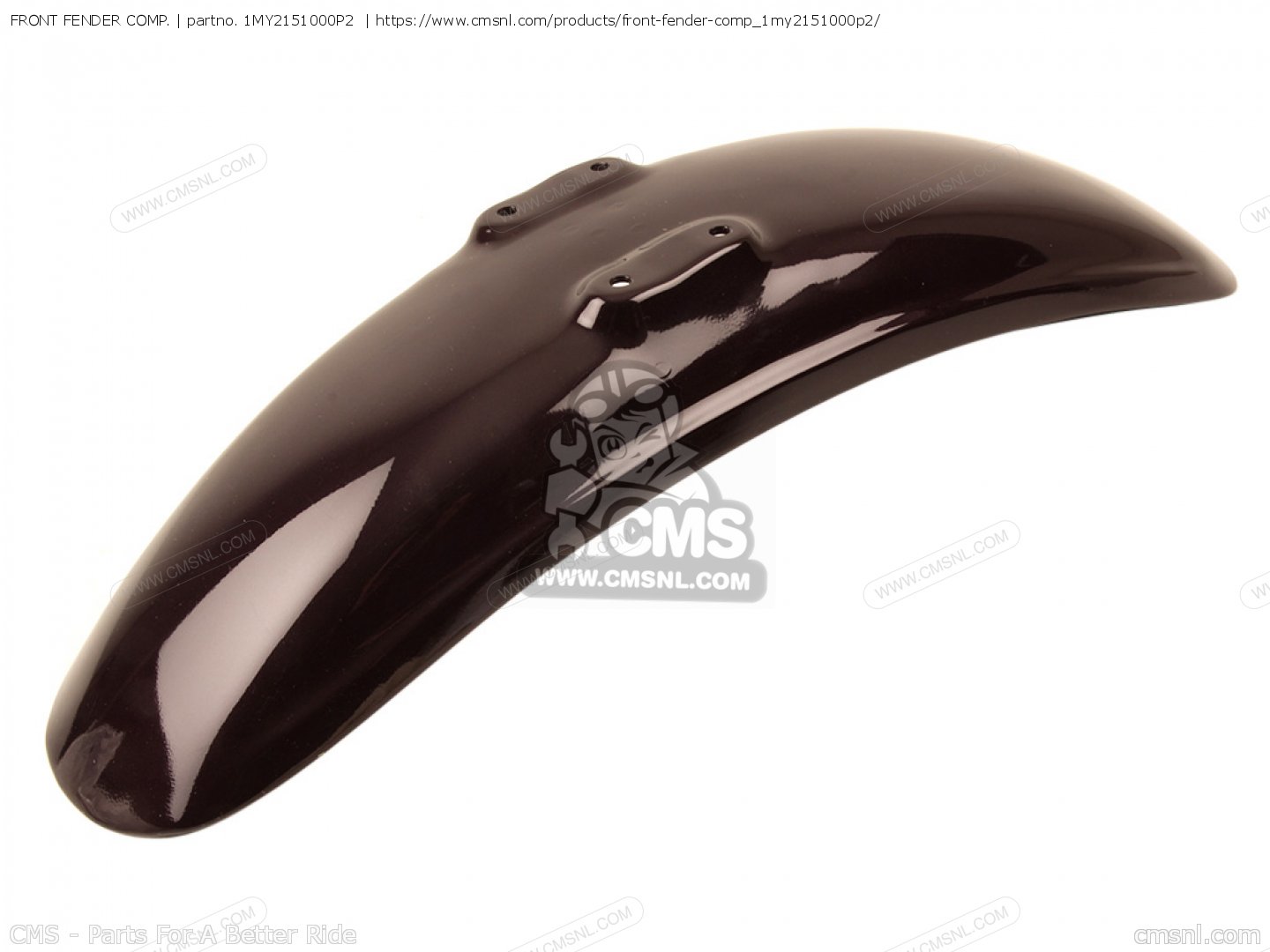 1MY2151000P2: FRONT FENDER COMP. Yamaha - buy the 1MY-21510-00-P2 at CMSNL