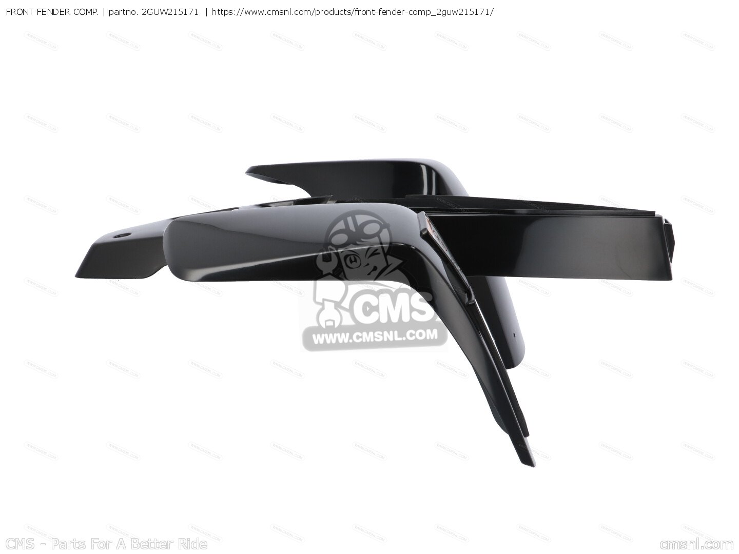 2GUW215171: FRONT FENDER COMP. Yamaha - buy the 2GU-W2151-71-00 at CMSNL