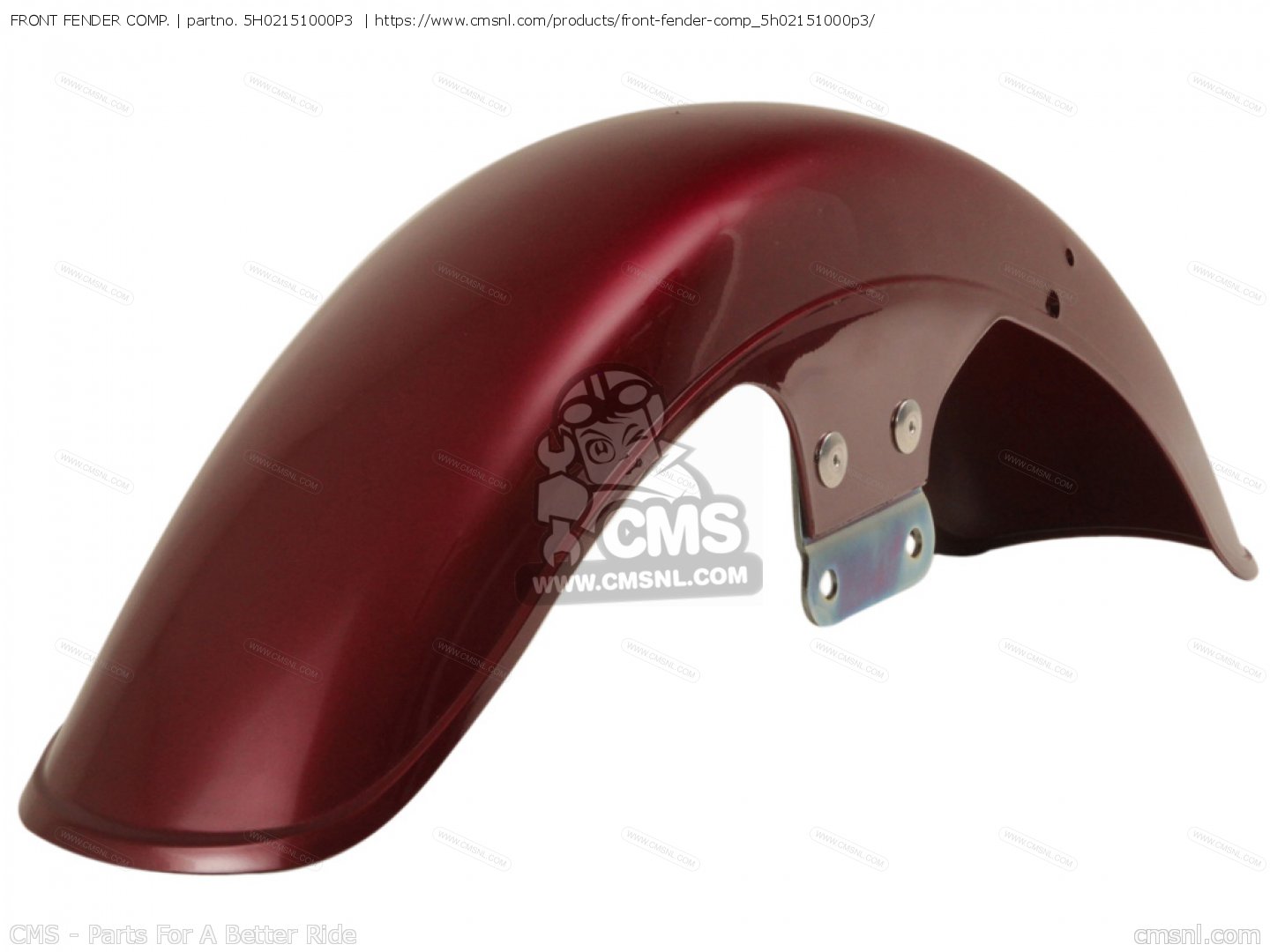 FRONT FENDER COMP. for Yamaha - order at CMSNL