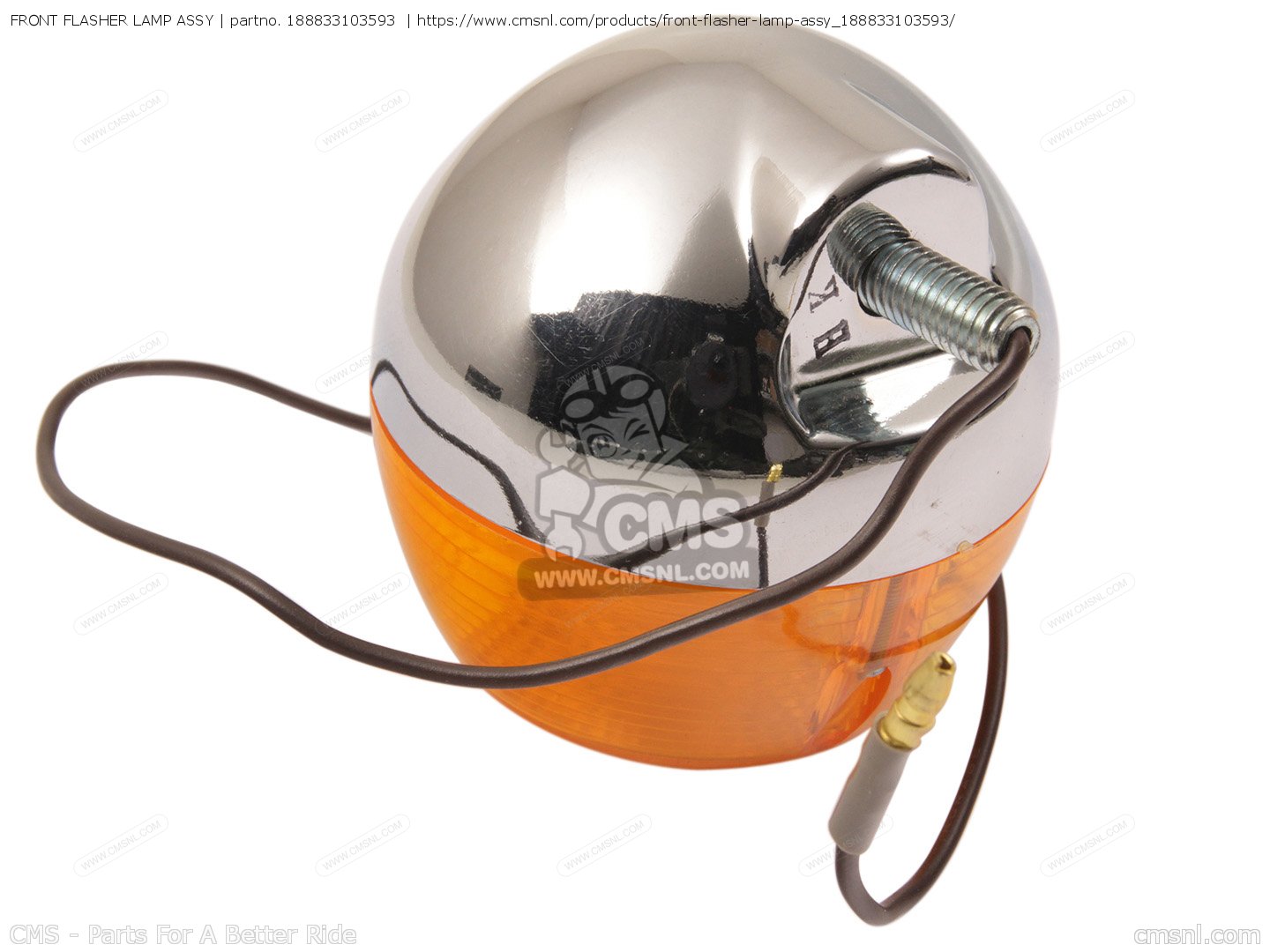 188833103593: Front Flasher Lamp Assy Yamaha - buy the 188-83310-35-93 ...