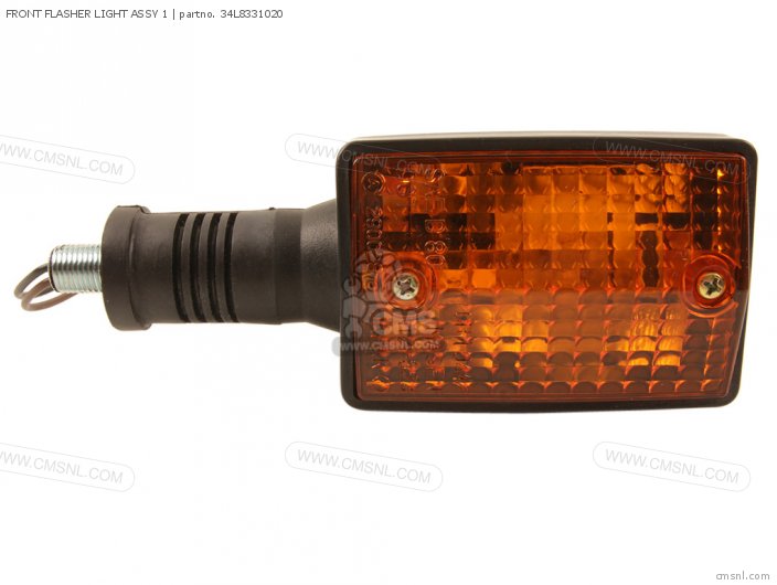 34L8331020: FRONT FLASHER LIGHT ASSY 1 Yamaha - buy the 34L-83310-20-00 ...