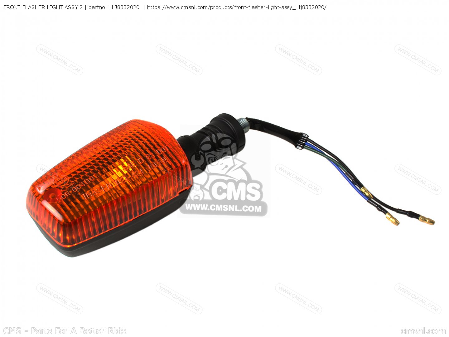 1LJ8332020: FRONT FLASHER LIGHT ASSY 2 Yamaha - buy the 1LJ-83320-20-00 ...