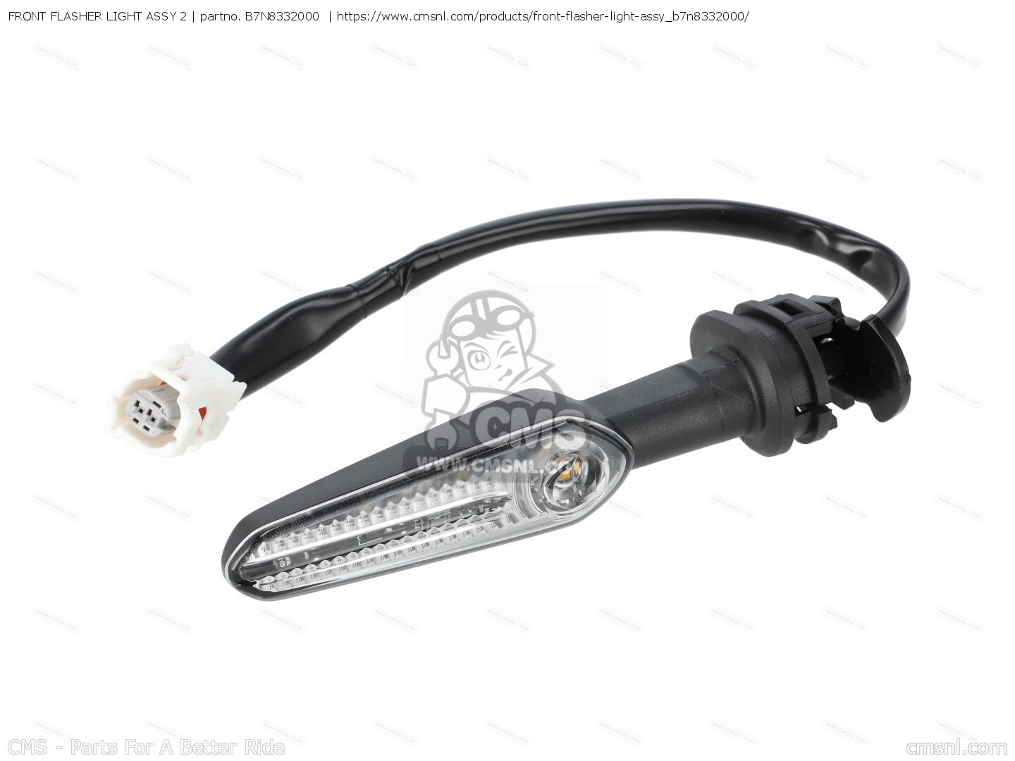 B7N8332000: Front Flasher Light Assy 2 Yamaha - buy the B7N-83320-00-00 ...