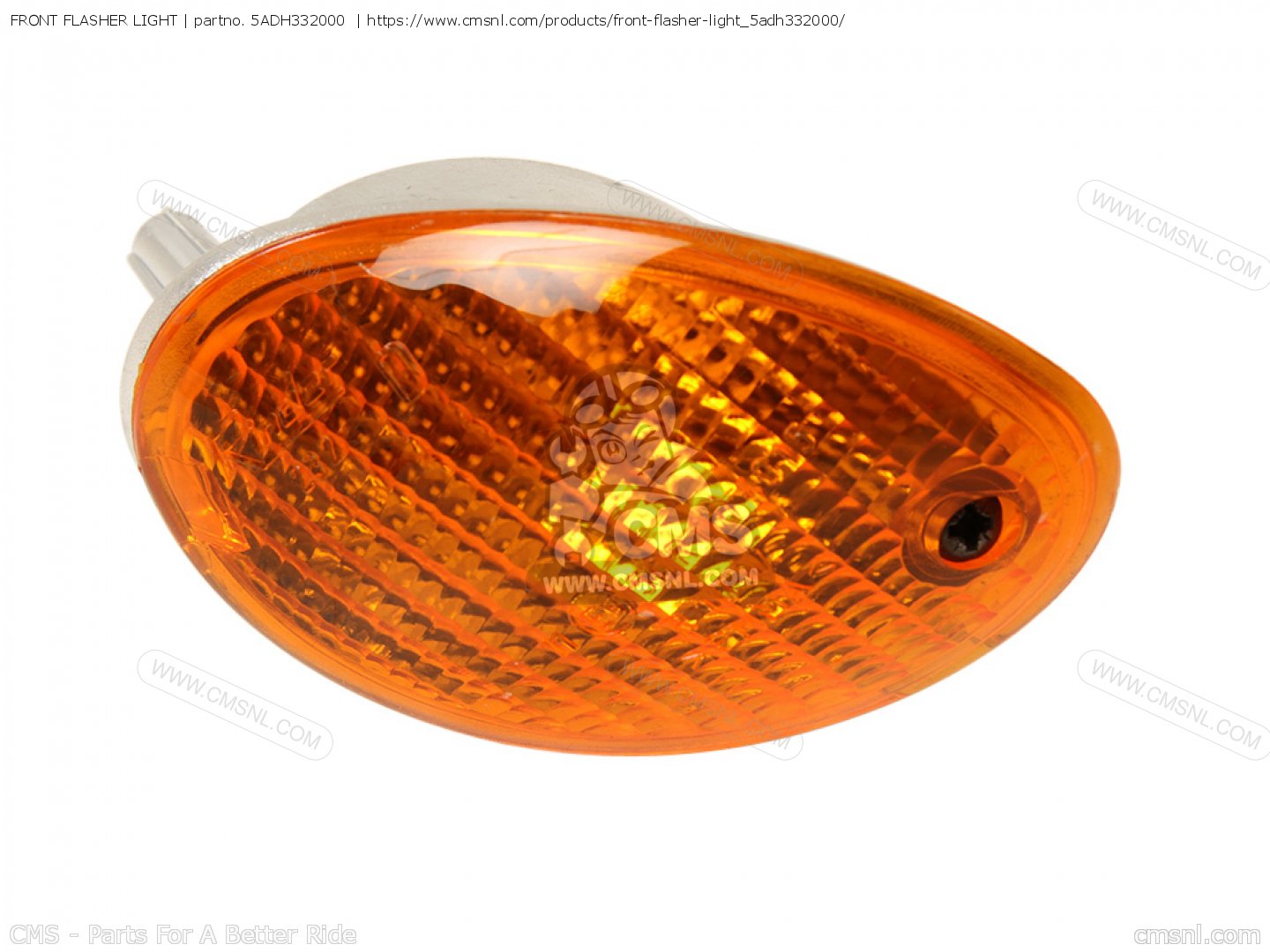 5ADH332000: FRONT FLASHER LIGHT Yamaha - buy the 5AD-H3320-00-00 at CMSNL