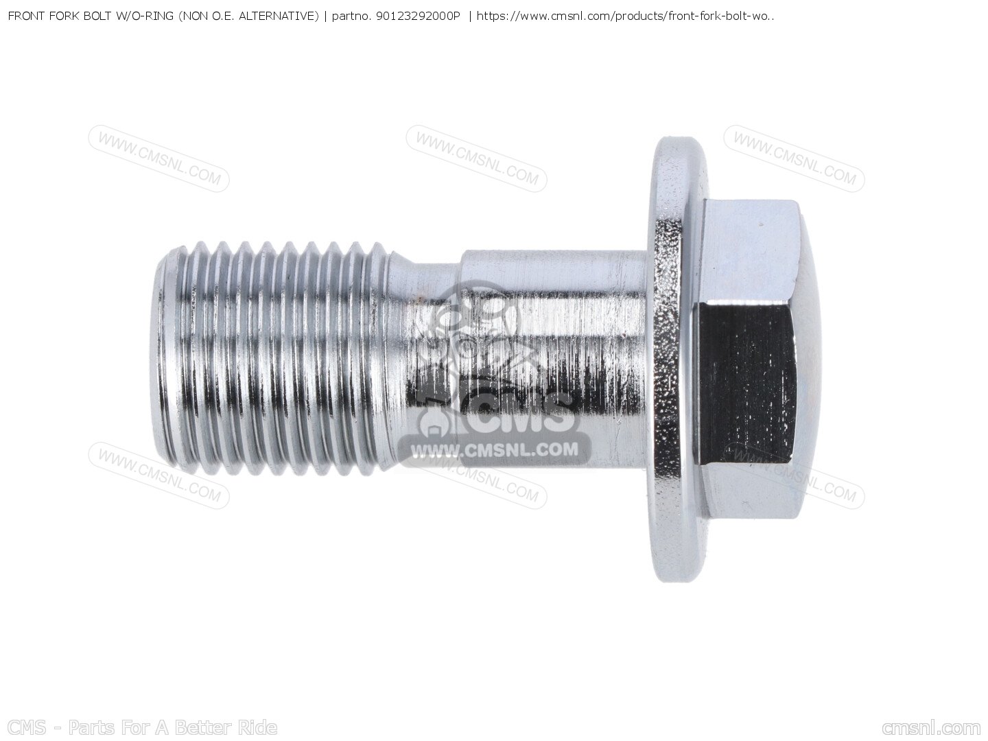 FRONT FORK BOLT W/O-RING (NON O.E. ALTERNATIVE) for Honda - order at CMSNL