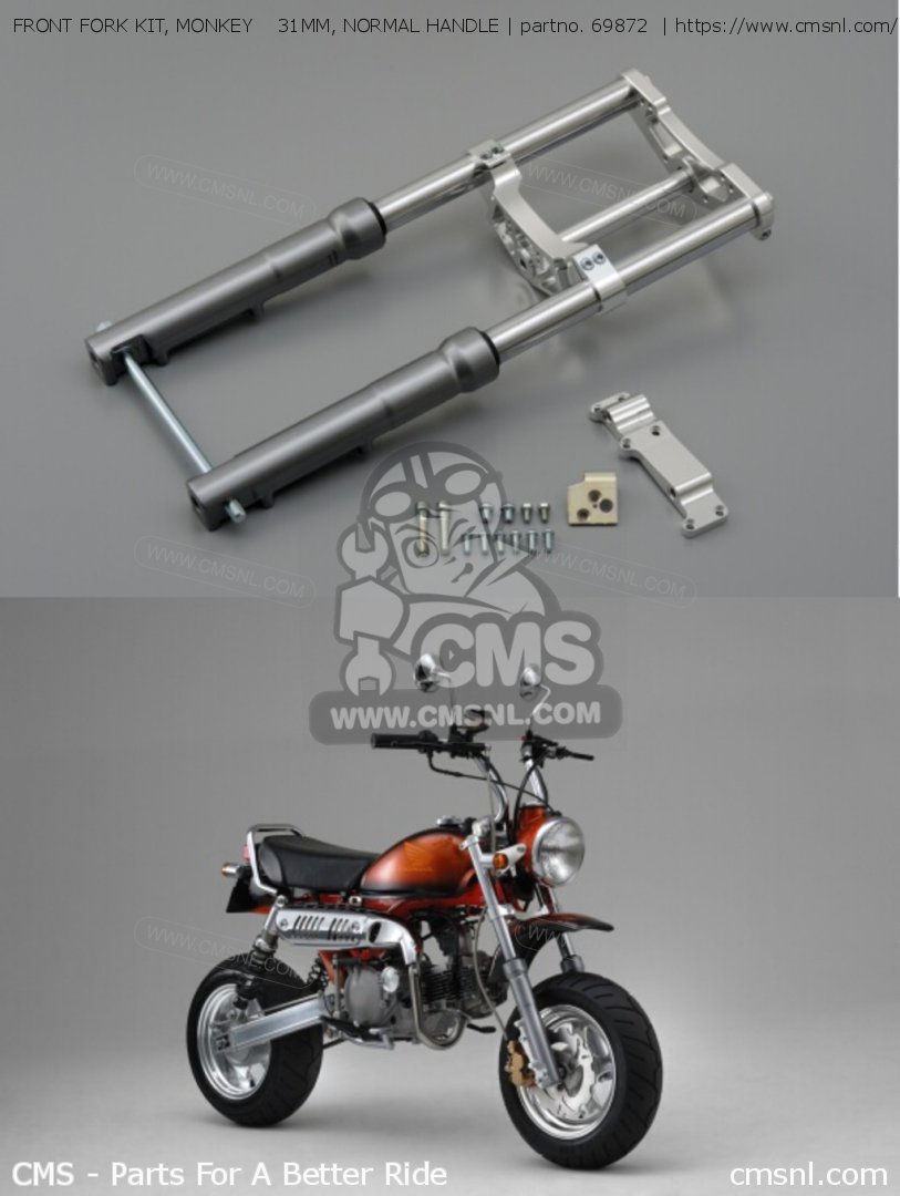 69872: FRONT FORK KIT, MONKEY 31MM, NORMAL HANDLE Daytona - buy the ...
