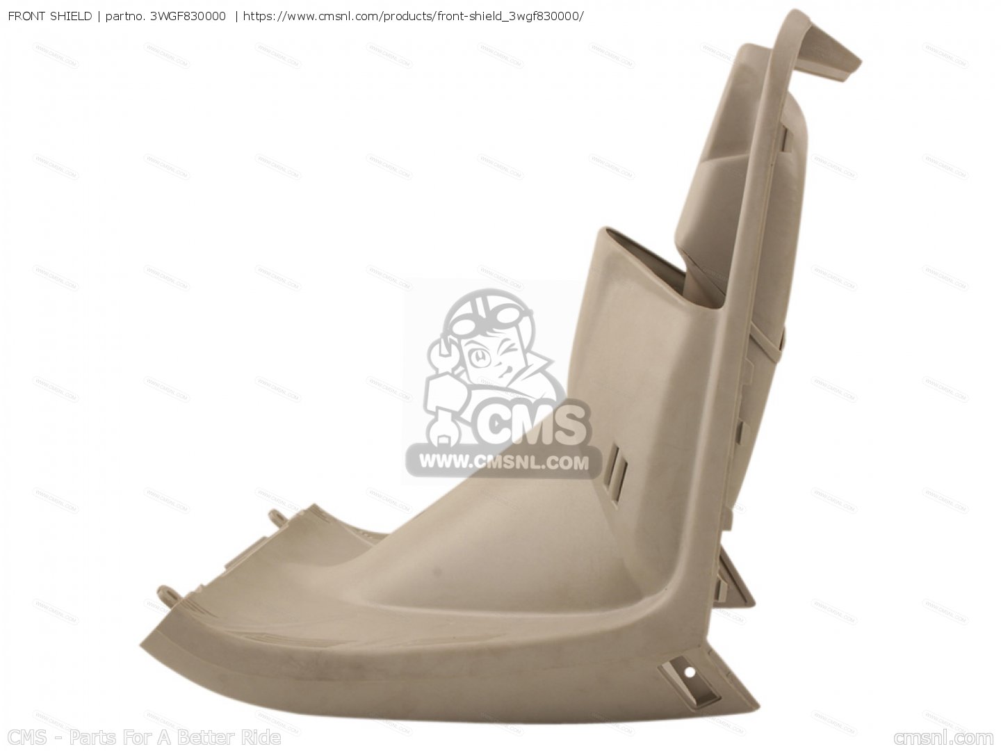 3WGF830000: FRONT SHIELD Yamaha - buy the 3WG-F8300-00-00 at CMSNL