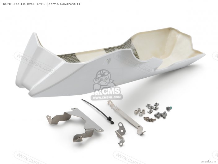 63608920044: FRONT SPOILER, RACE, CMPL. KTM - buy the 63608920044 at CMSNL