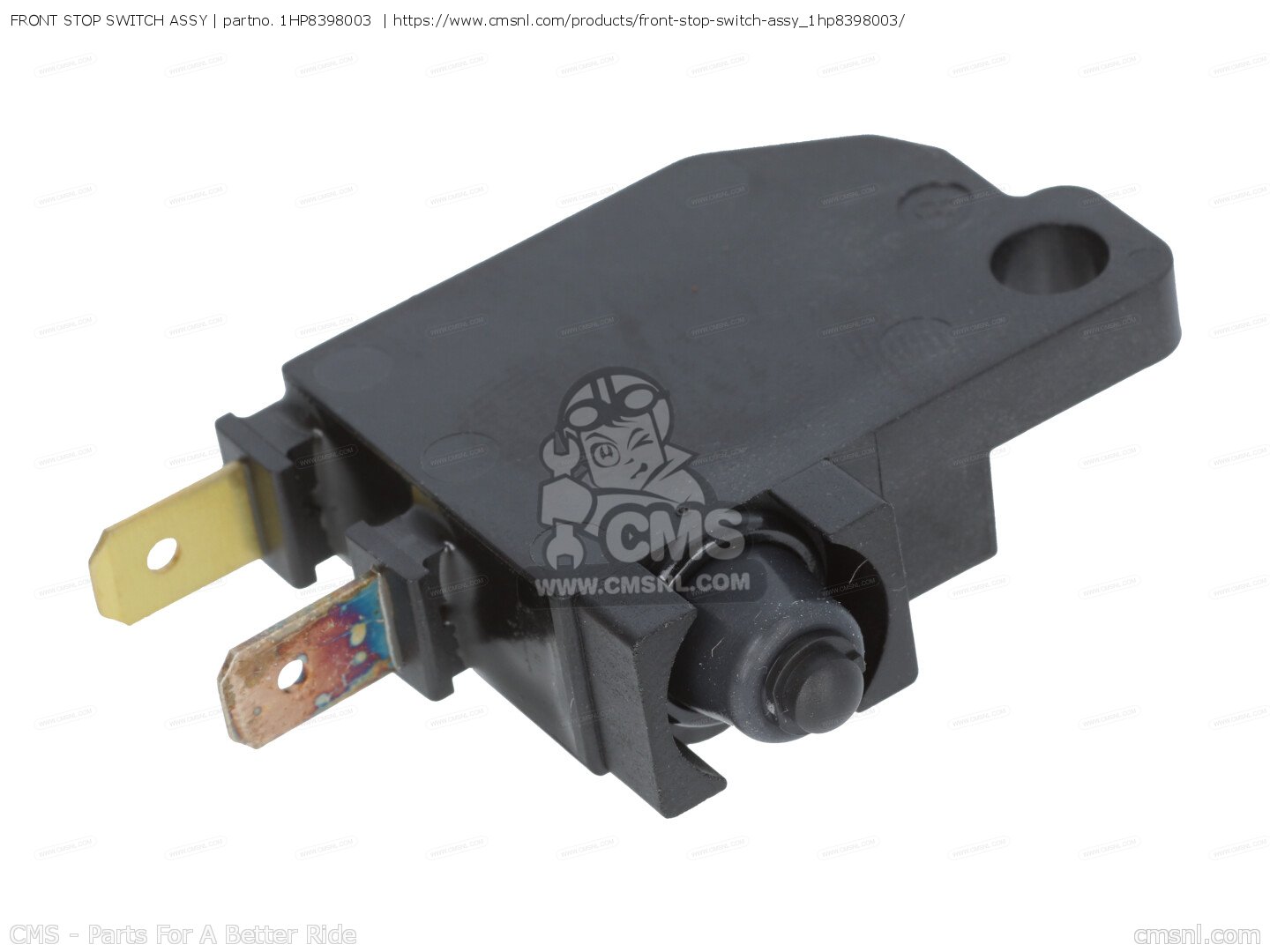 1HP8398003: FRONT STOP SWITCH ASSY Yamaha - buy the 1HP-83980-03-00 at ...