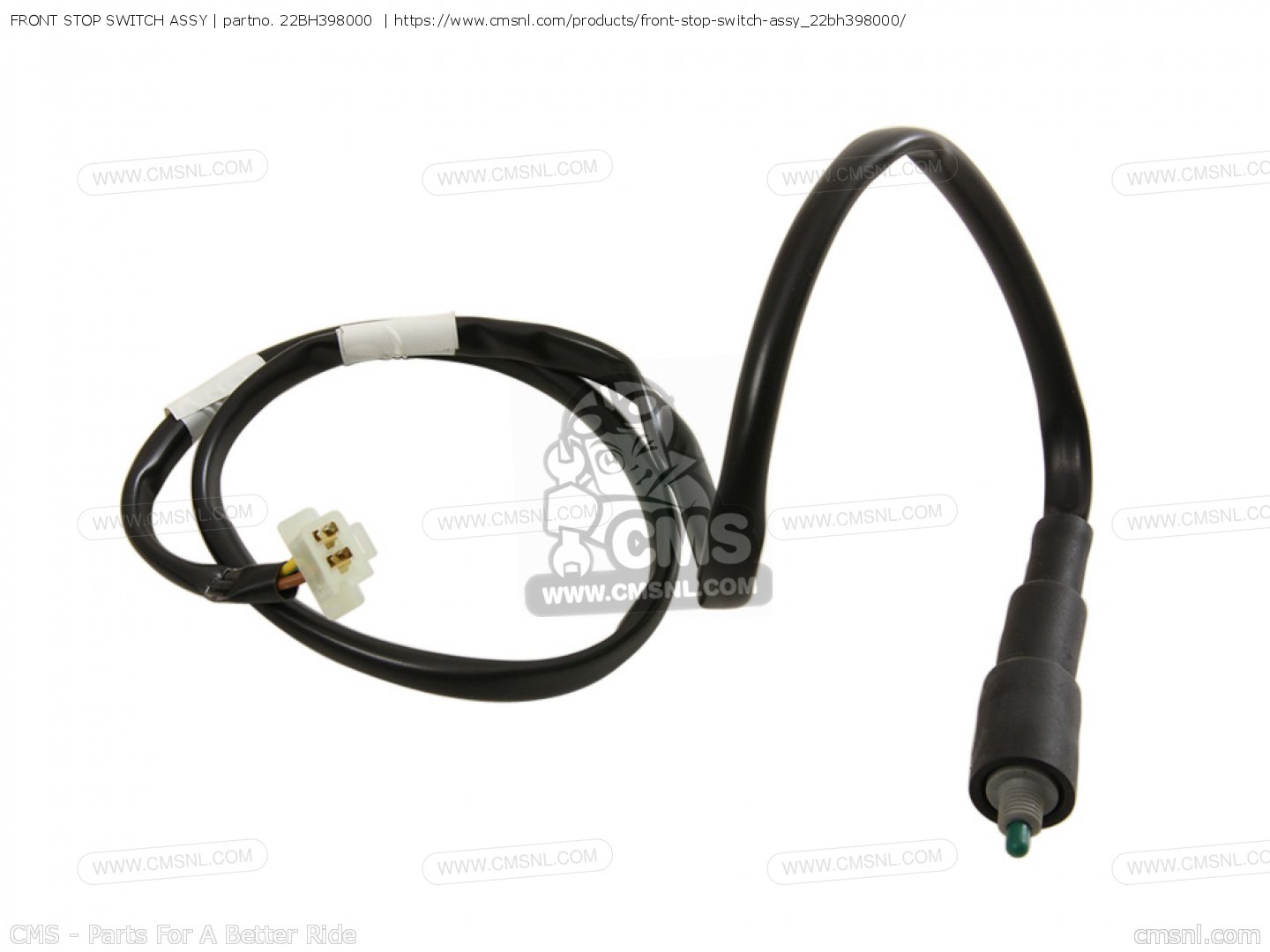 22BH398000: FRONT STOP SWITCH ASSY Yamaha - buy the 22B-H3980-00-00 at ...
