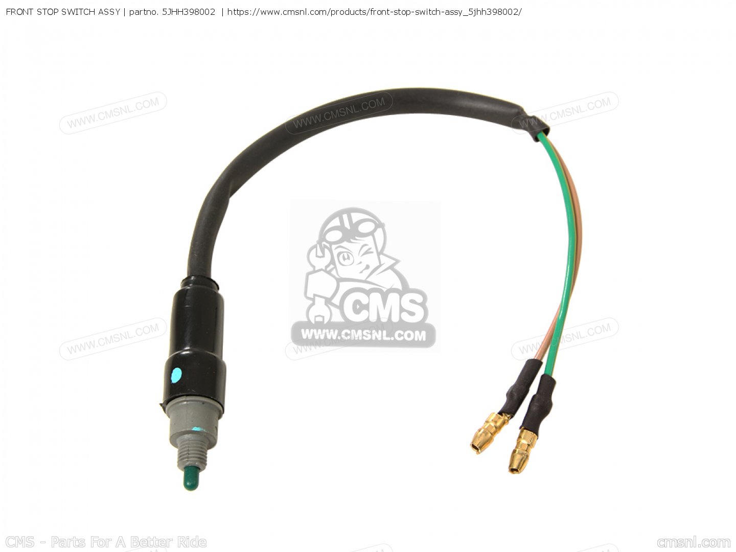 FRONT STOP SWITCH ASSY for CW50 2004 5WW1 FRANCE 1C5WW-300S2 - order at ...