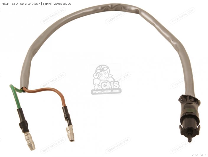 2E98398000: Front Stop Switch Assy Yamaha - buy the 2E9-83980-00 at CMSNL