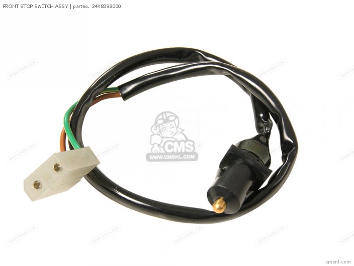 34X8398000: Front Stop Switch Assy Yamaha - buy the 34X-83980-00 at CMSNL